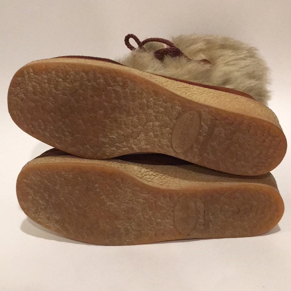 Vintage Yodeler’s Suede Sherpa Lined Snow Boots - Gem